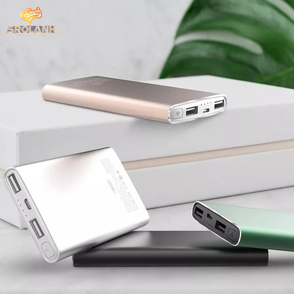 XO PR101 Metal power bank 10000mAh power bank | SROLANH